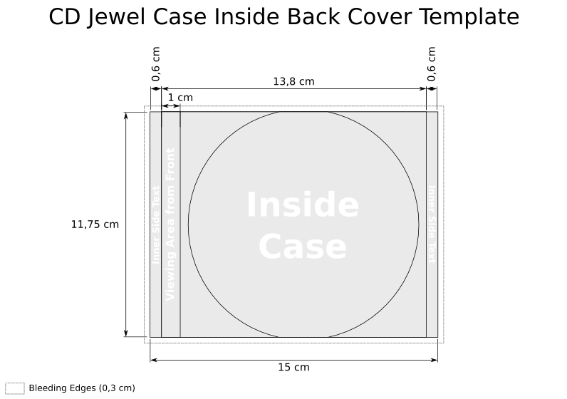 CD Templates For Jewel Case In SVG Kevin Deldycke